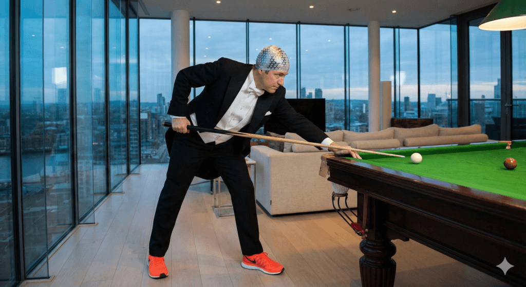 a song about a professional snooker player and their daily activities ...
