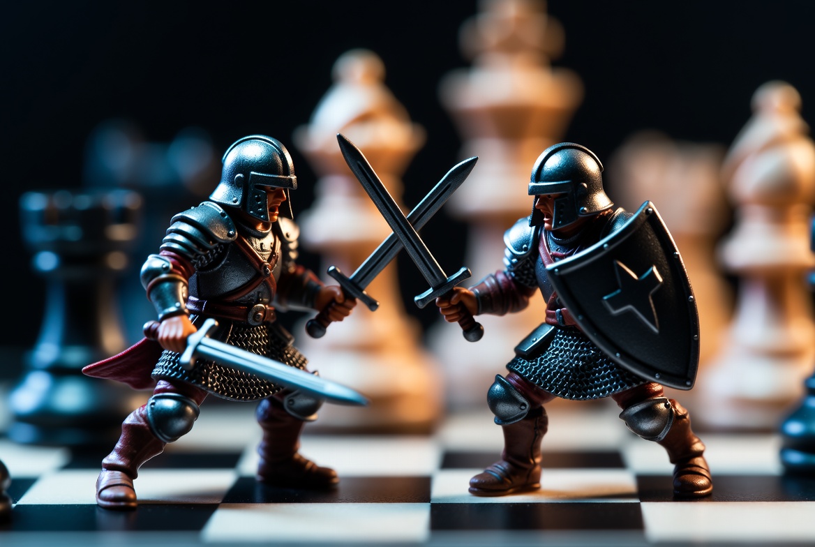 a song about a chess and personification of of chess pieces as actual ...